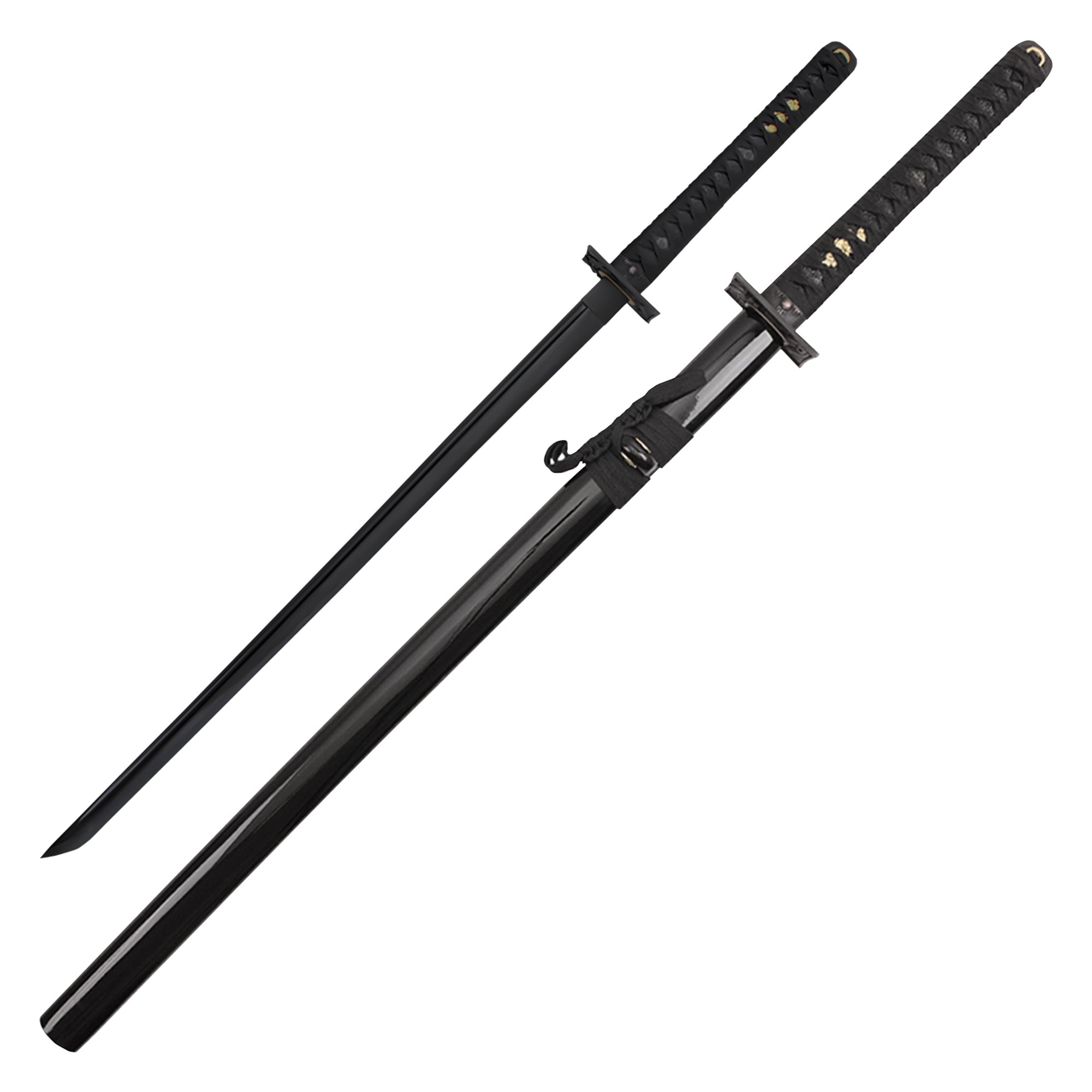 41" Black Dragon | Hand Forged Katana Display Sword – Neptune