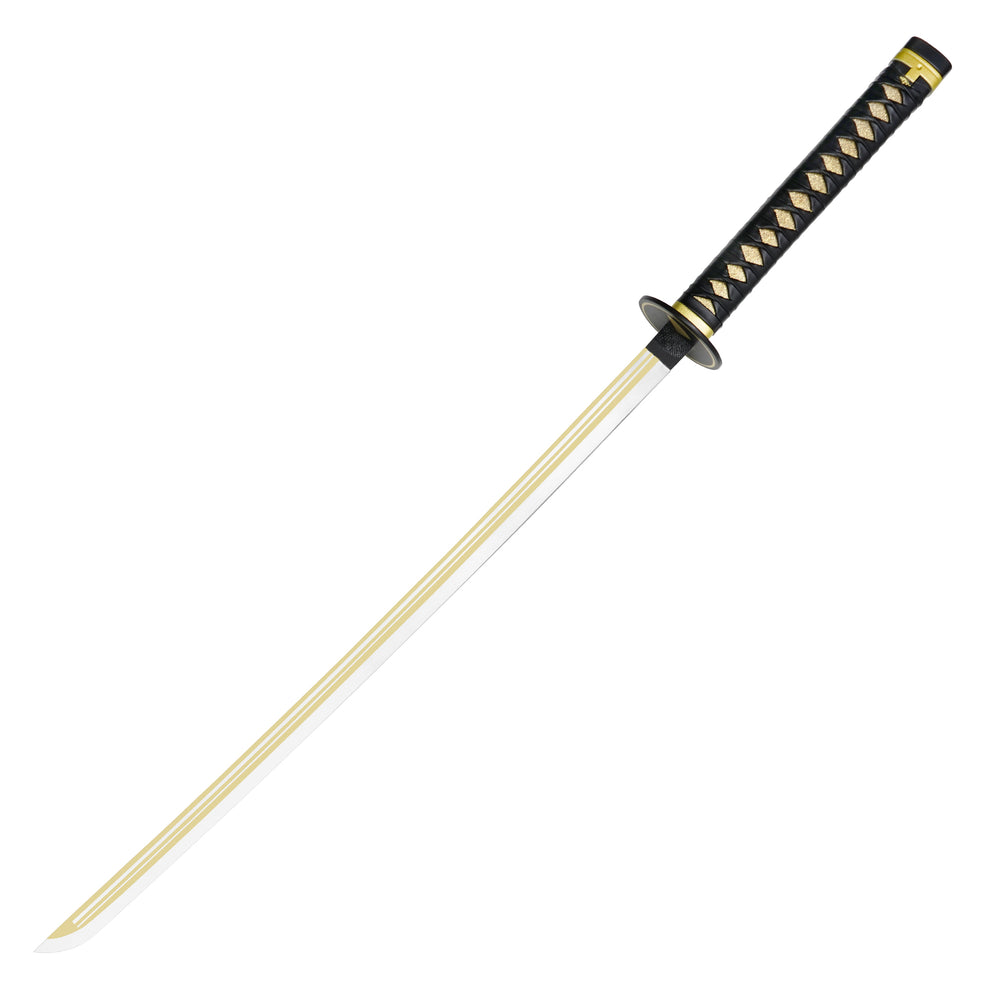 38.5” Striped Dual Katana | Collectible Display Sword Set – Neptune