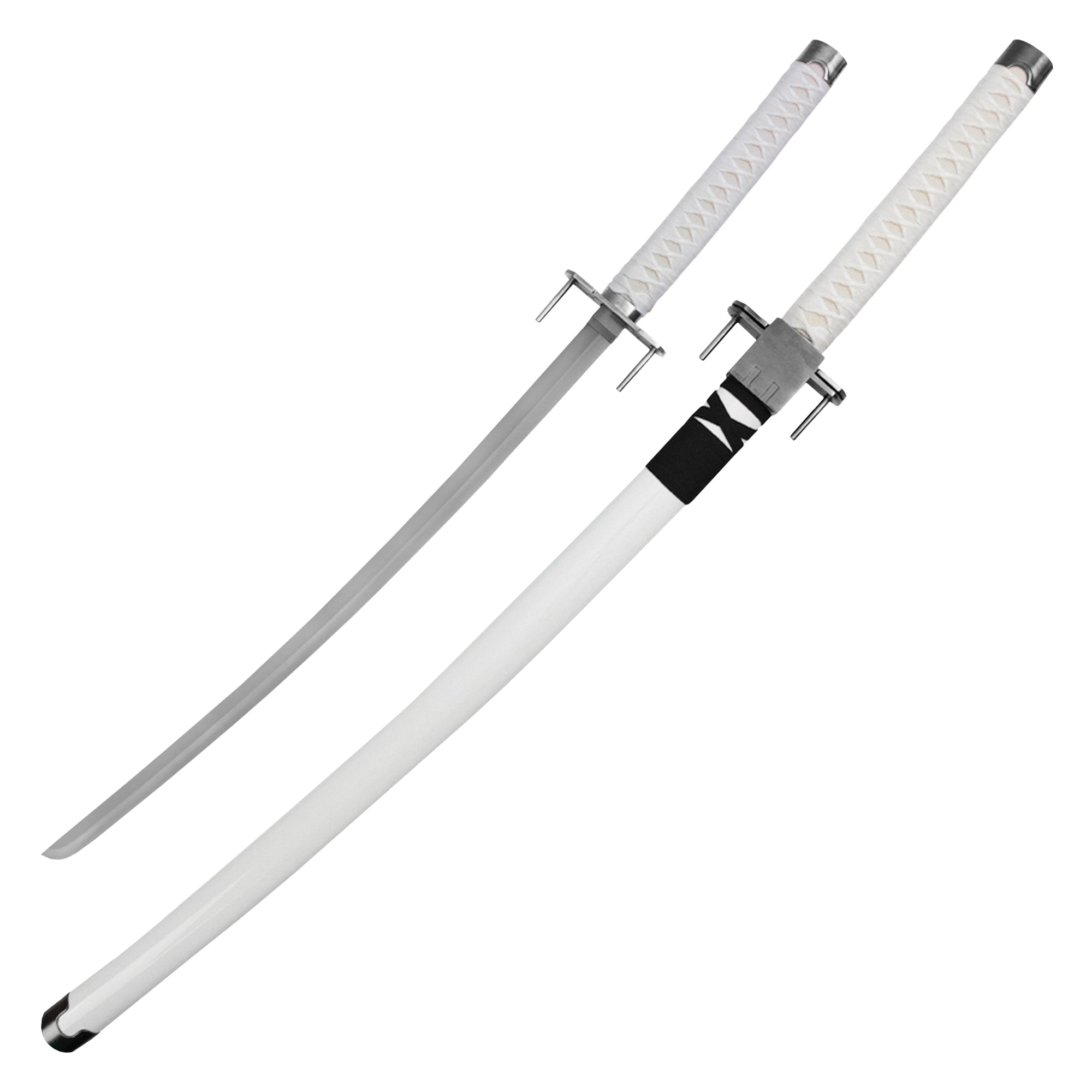 42" White Hero Sword | Collectible Carbon Steel Katana – Neptune