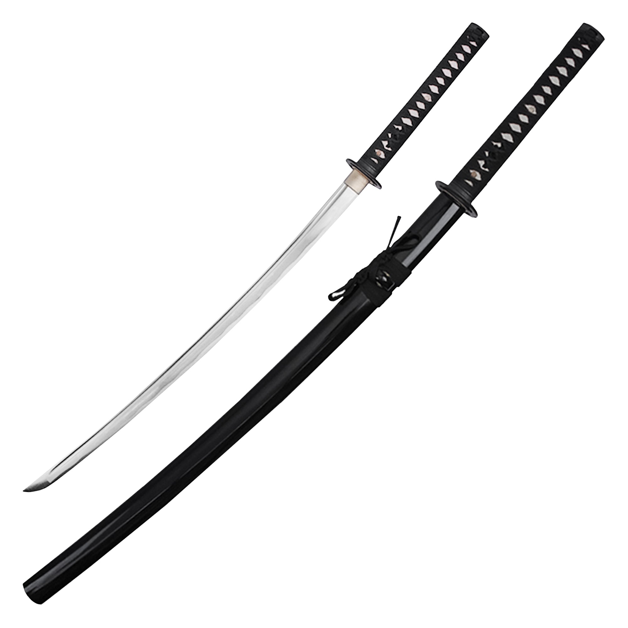 41" Black Carbon Steel | Hand Forged Katana Display Sword – Neptune