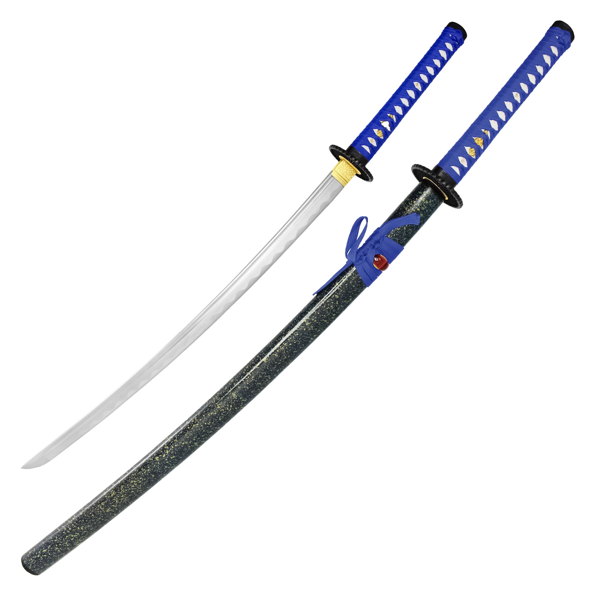 40" Textured Carbon Steel | Hand Forged Katana Display Sword – Neptune