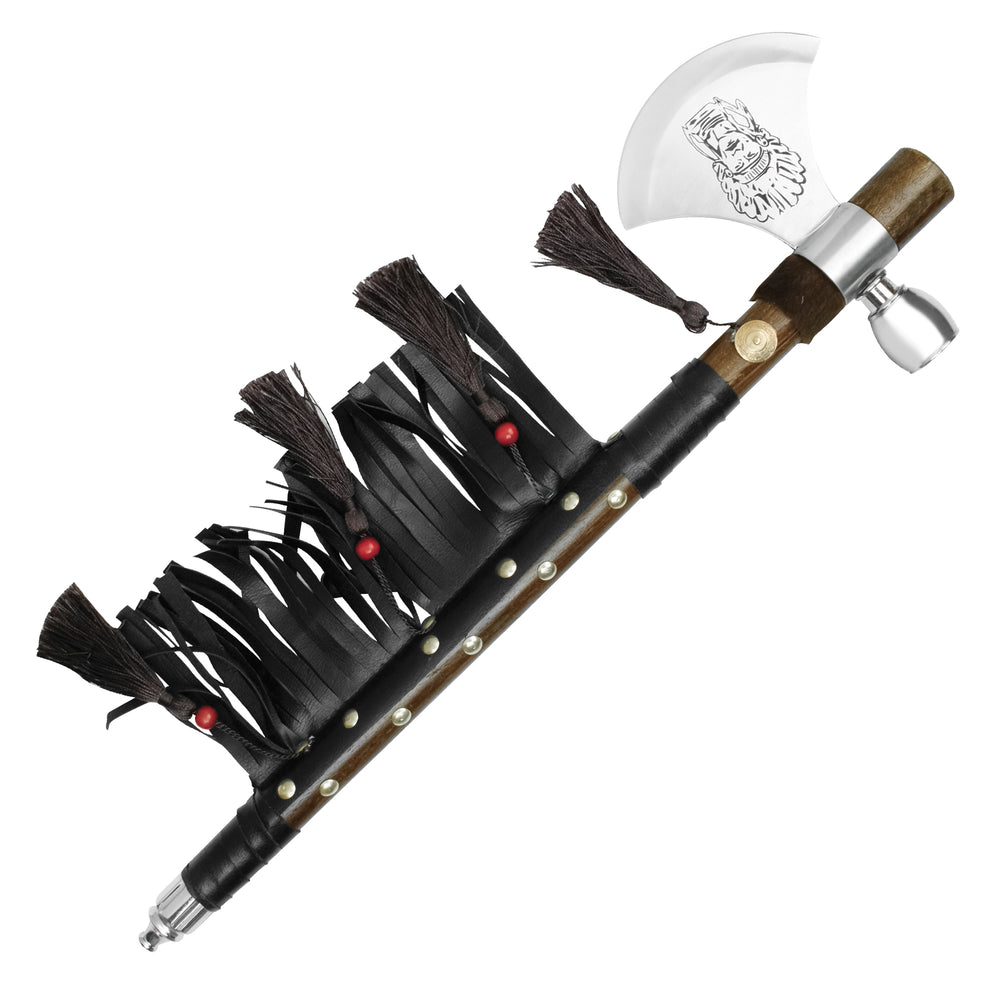 19" Decorative Fringe Tomahawk Peace Pipe – Neptune