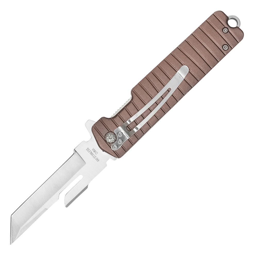 9" Inverted Modified Tanto | Spring Assisted Pocket Knife – Neptune