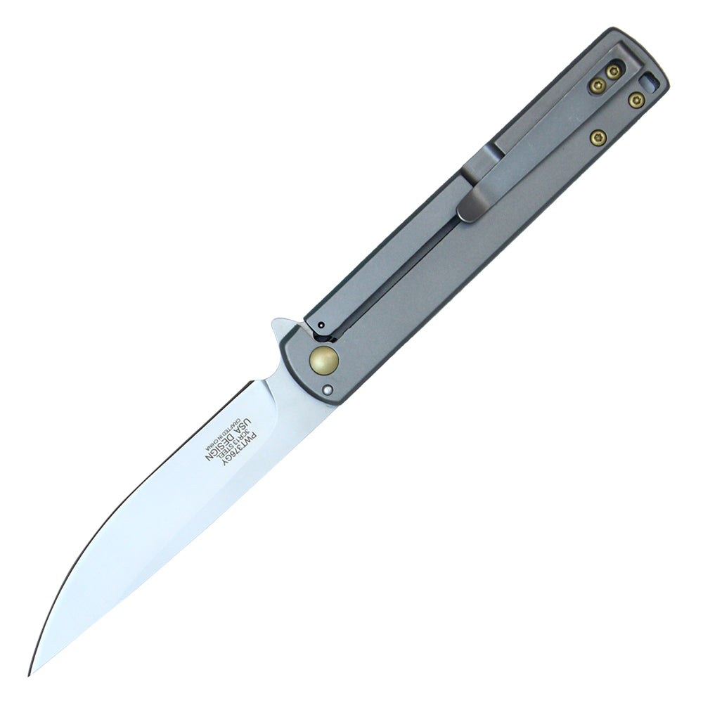 Wartech – 8" Gray | Spring Assisted Pocket Knife – Neptune