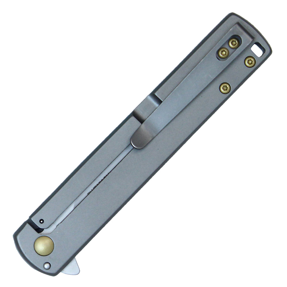 Wartech – 8" Gray | Spring Assisted Pocket Knife – Neptune