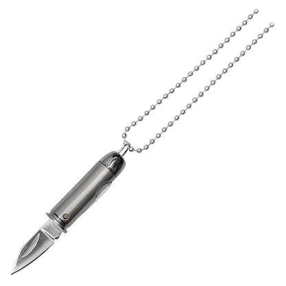 4 Silver Bullet Necklace | Hidden Blade Pendant – Neptune