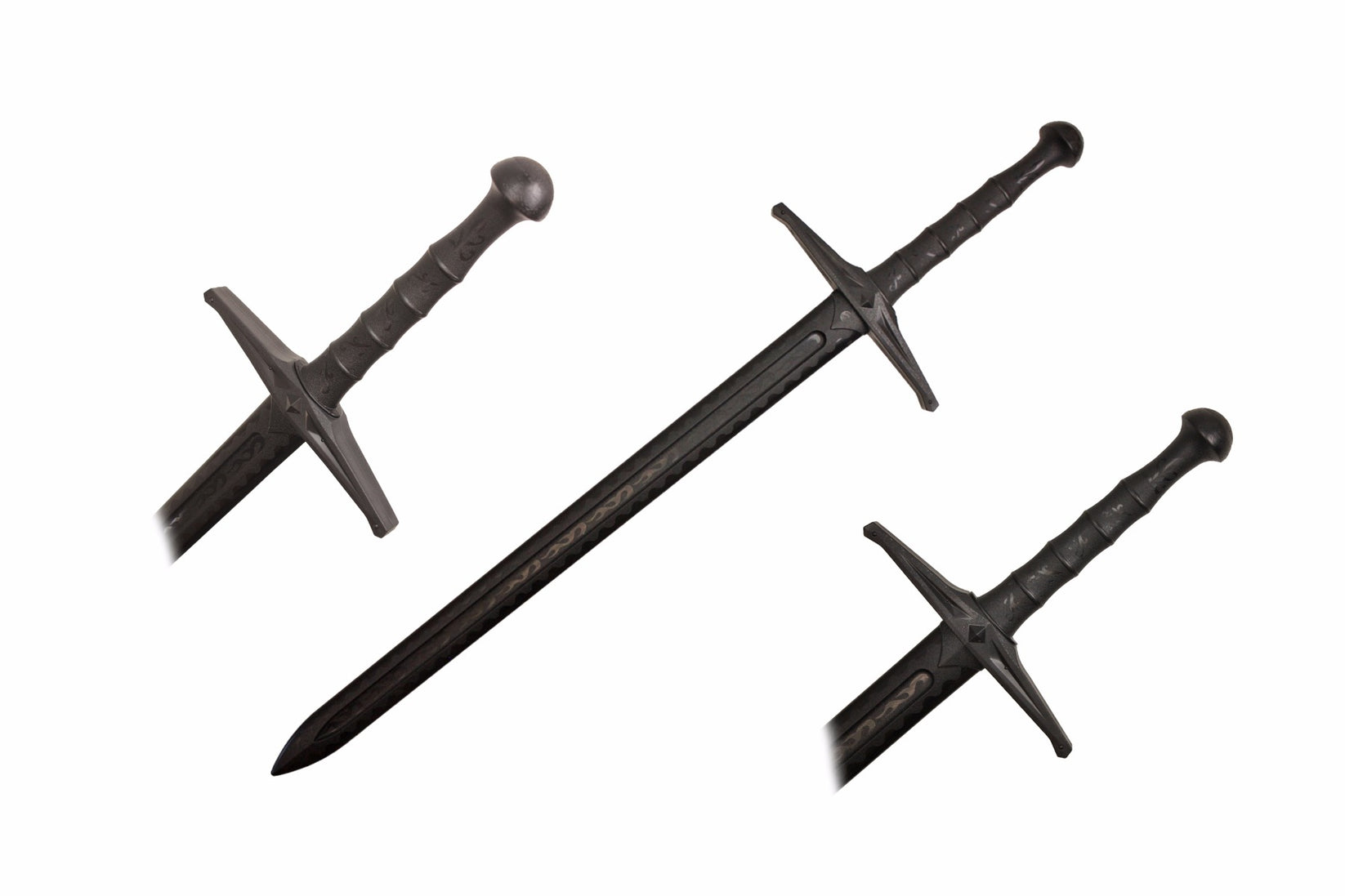 42-inch Black Polypropylene Medieval Sword – Neptune