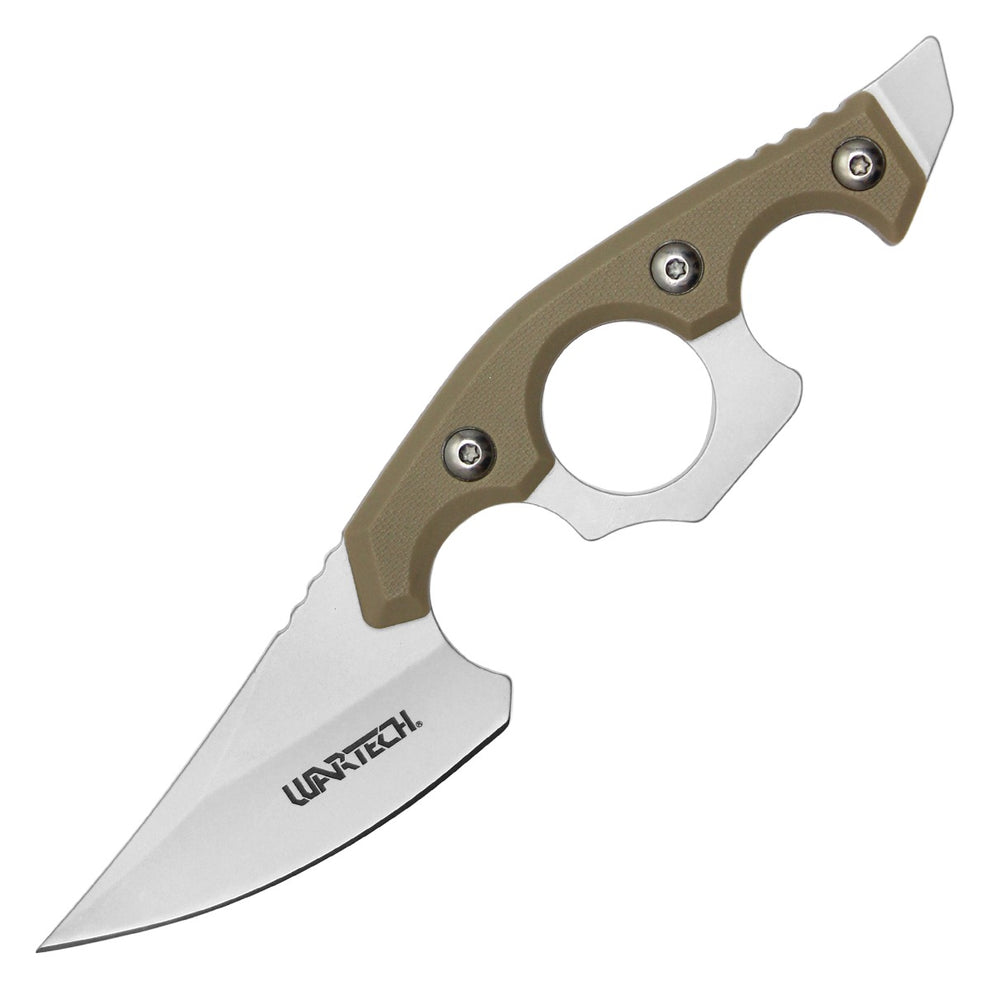 Wartech 6.75" Desert Tan Tactical Knuckle Knife – Neptune