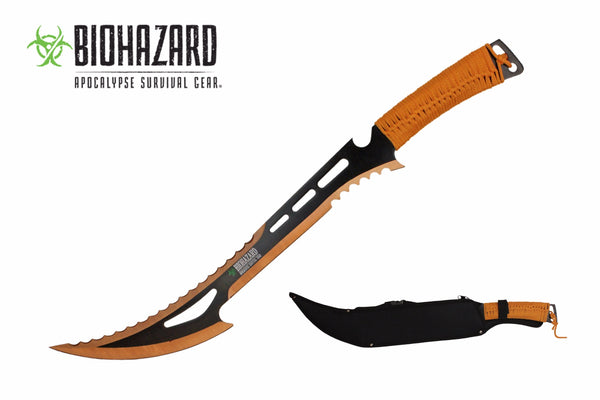 Biohazard | 24" Ninja Sword w/ Hook Blade (Gold) – Neptune