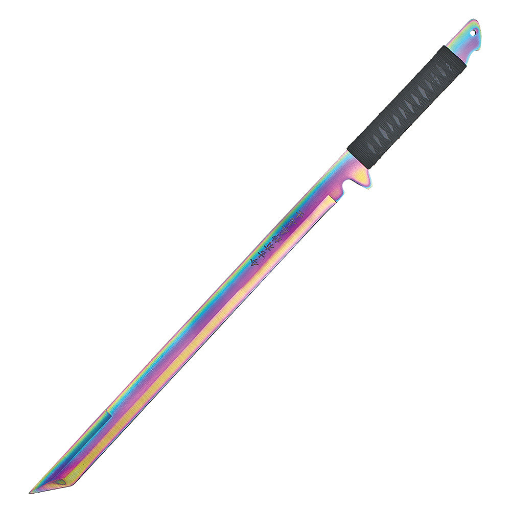 27" Single Piece Long Ninja Sword (Rainbow) – Neptune