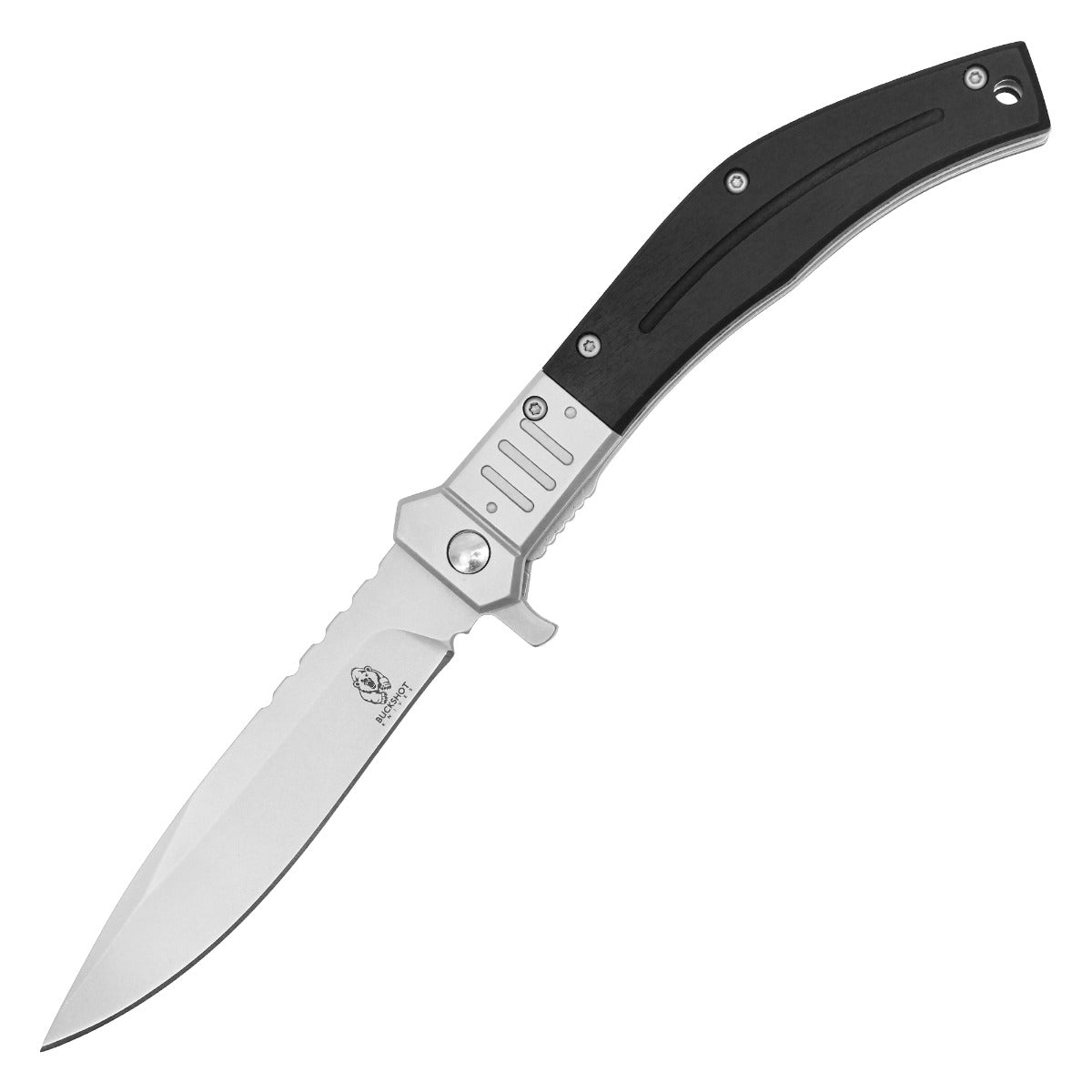 9" Buckshot - Black Pocket Knife – Neptune