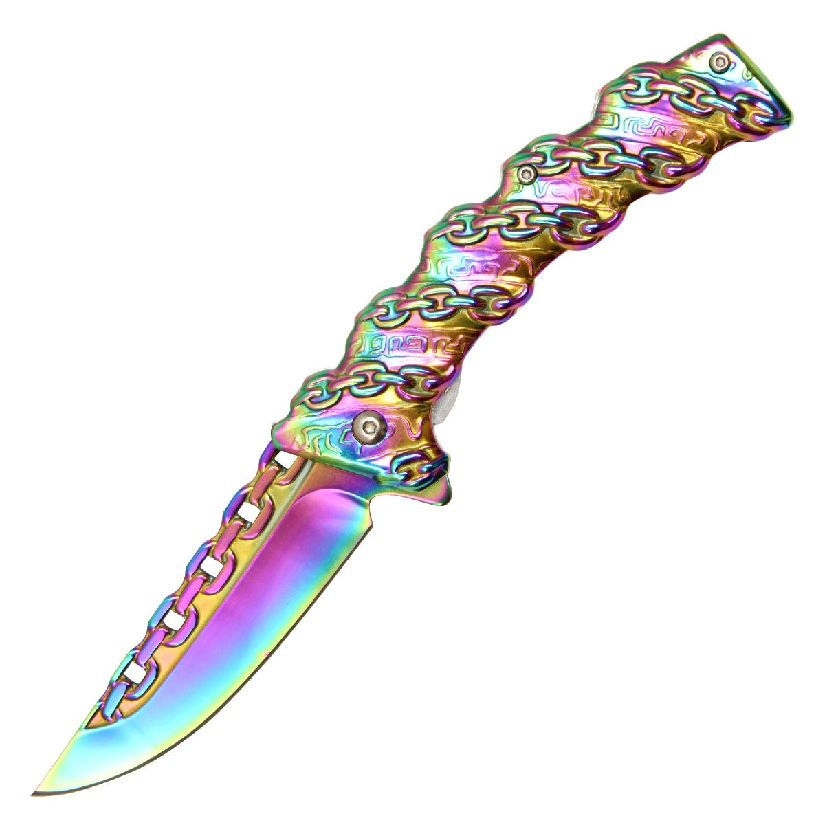 Rainbow Chain Pocket Knife – Neptune