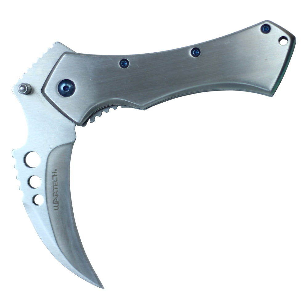 5 1/2" THUMB ASSISTED OPEN SCYTHE FOLDING POCKET KNIFE 2 1/2" 3CR13 ...
